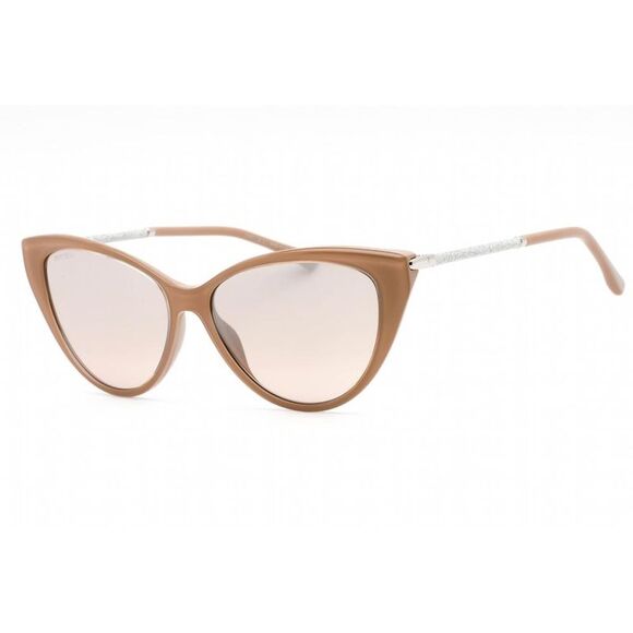 Jimmy Choo | Accessories | Jimmy Choo Vals Sunglasses Nude Brown Ms Slv ...